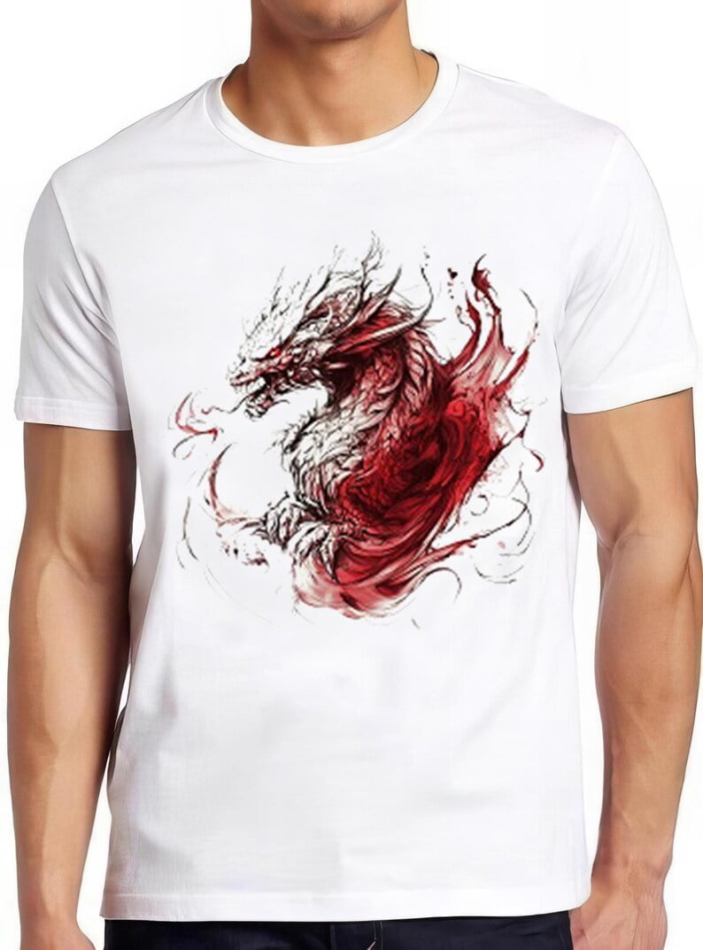 Dragon Mythology Sketch Tee – Humorous Funny Music Gift Shirt - Walmart.com