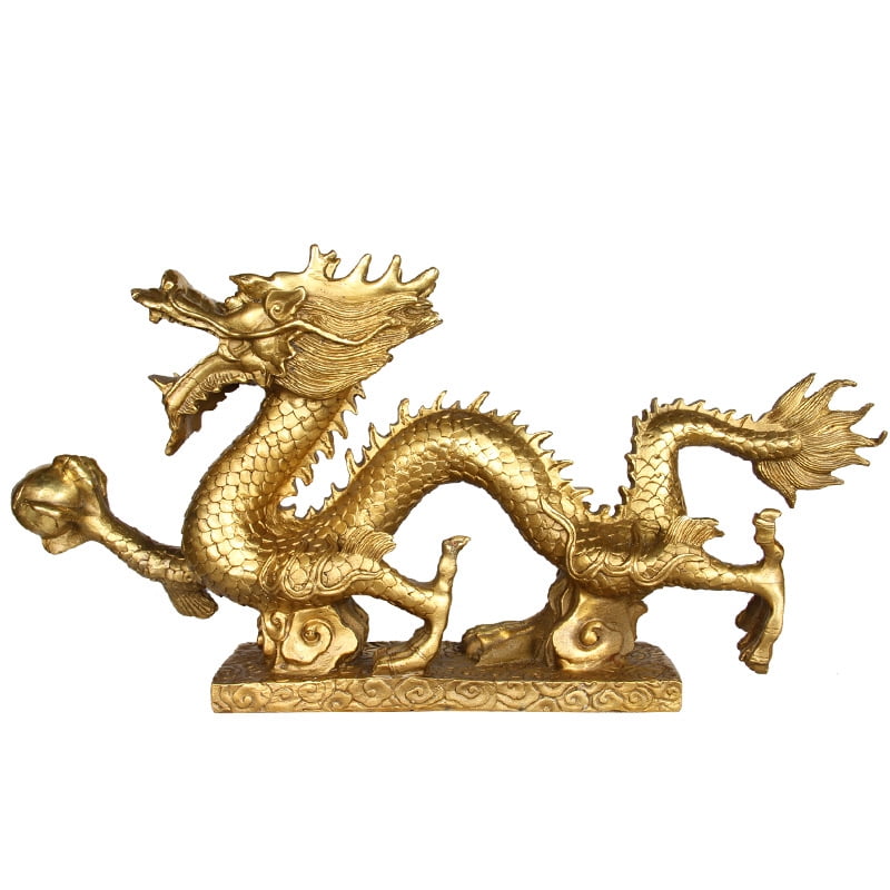Dragon Ornament Crafts Zodiac Dragon Gifts Home Bronze Dragon Bronze ...