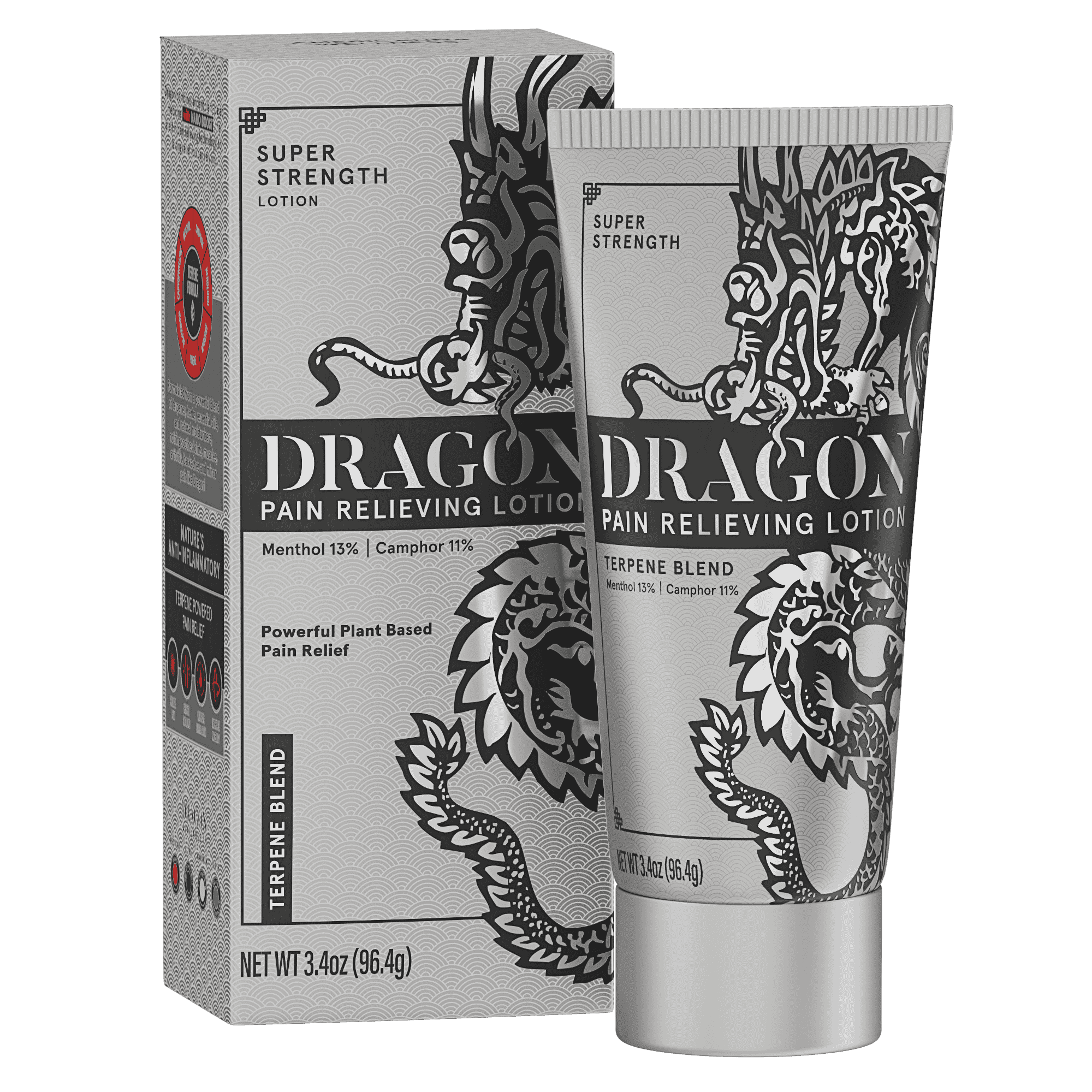 Dragon Pain Relief Super Strength Pain Relieving Lotion, Terpene Blend ...