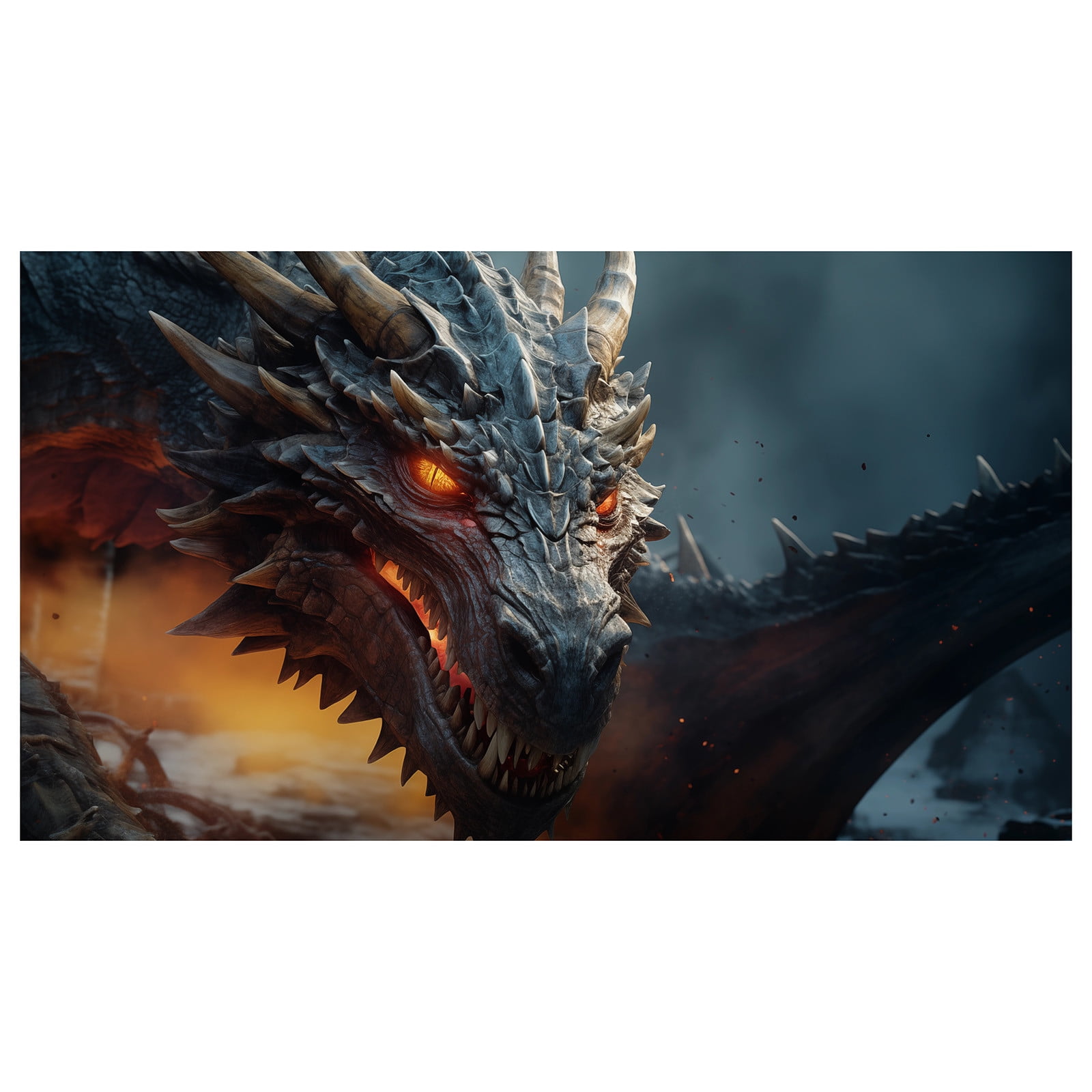 Dragon Pattern Garage Decoration Dragon Picture Garage Background ...