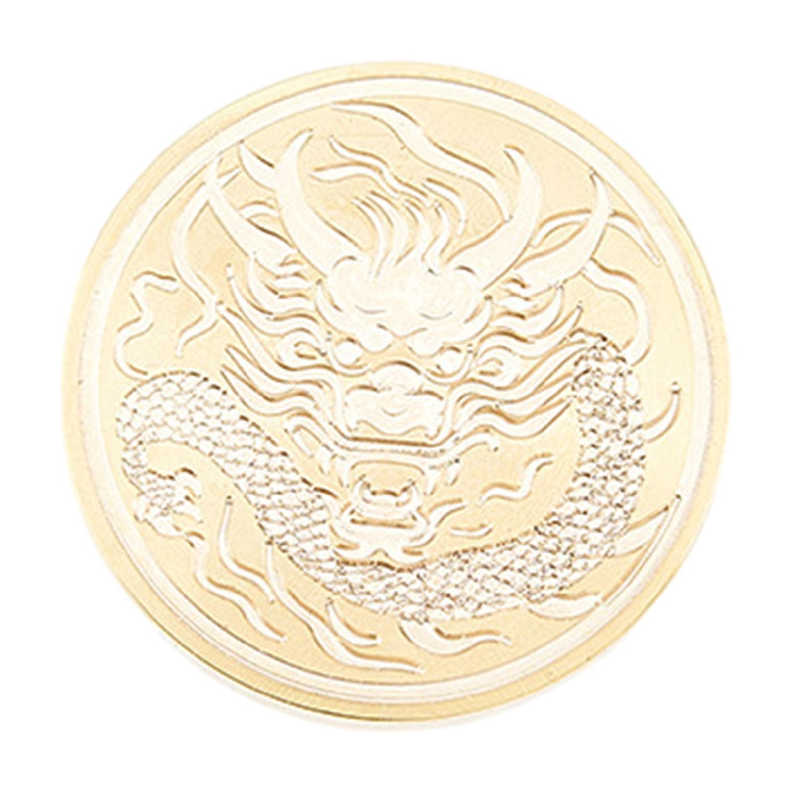 Dragon Pattern Wax Stamp Head, Chinese New Year Theme Wax Seal Stamp ...