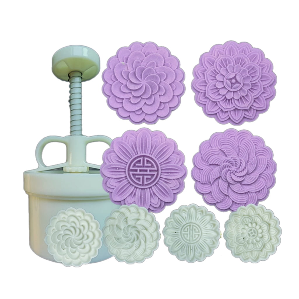Dragon Phoenixes Mooncakes Molds Practical Cookie Stamp for DIY ...