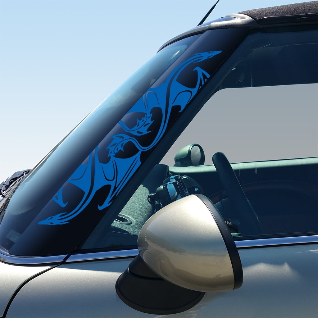 Dragon Pillar Vinyl Decals for 2nd Gen MINI Cooper R55 R56 R57 - Set of ...