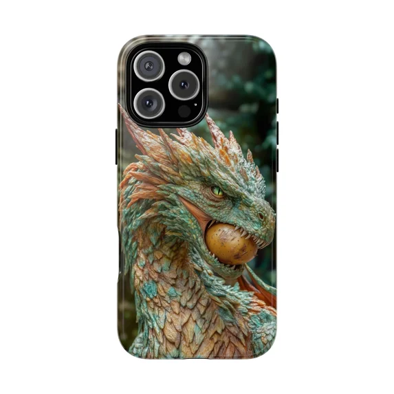 Dragon Potato Funny Cartoon Food Humor Whimsical Art for iPhone 17 16 ...