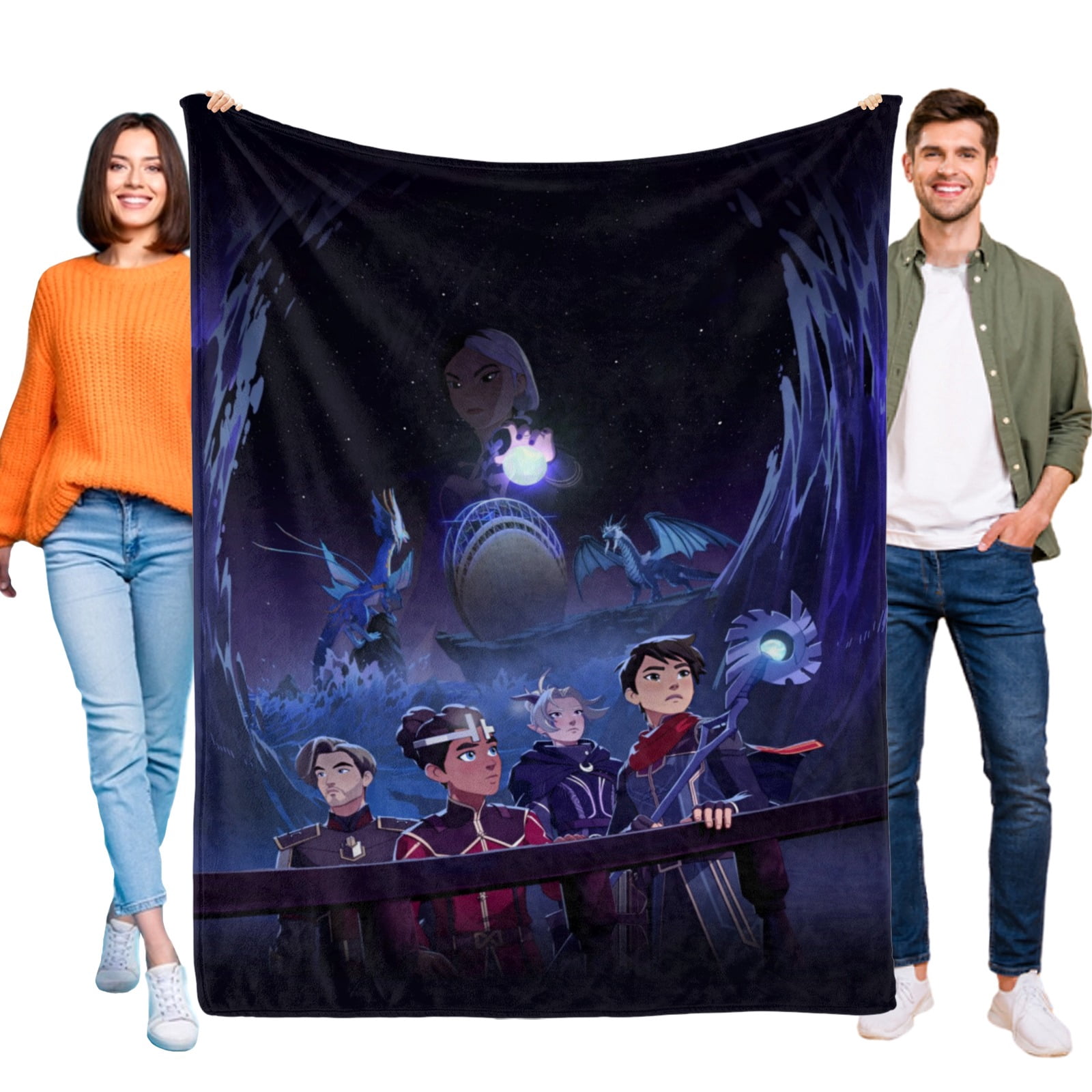 Dragon Prince Throw Blanket Gifts for Fans Lover Girls Boys Women ...