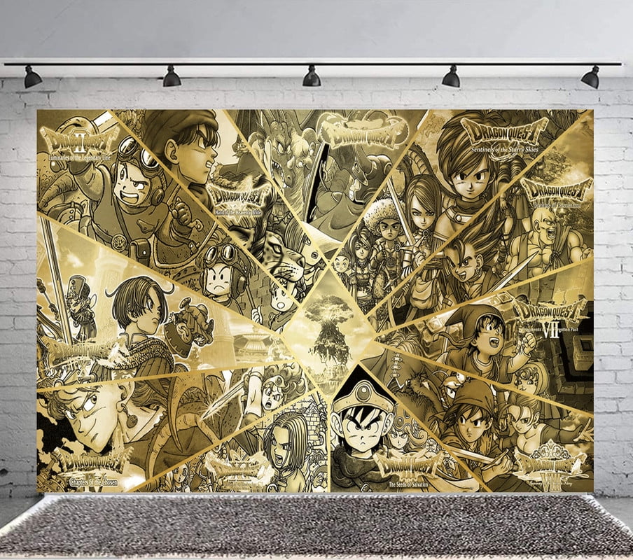 Dragon Quest Backdrop Banner Party Supplies Poster Movie Theme ...