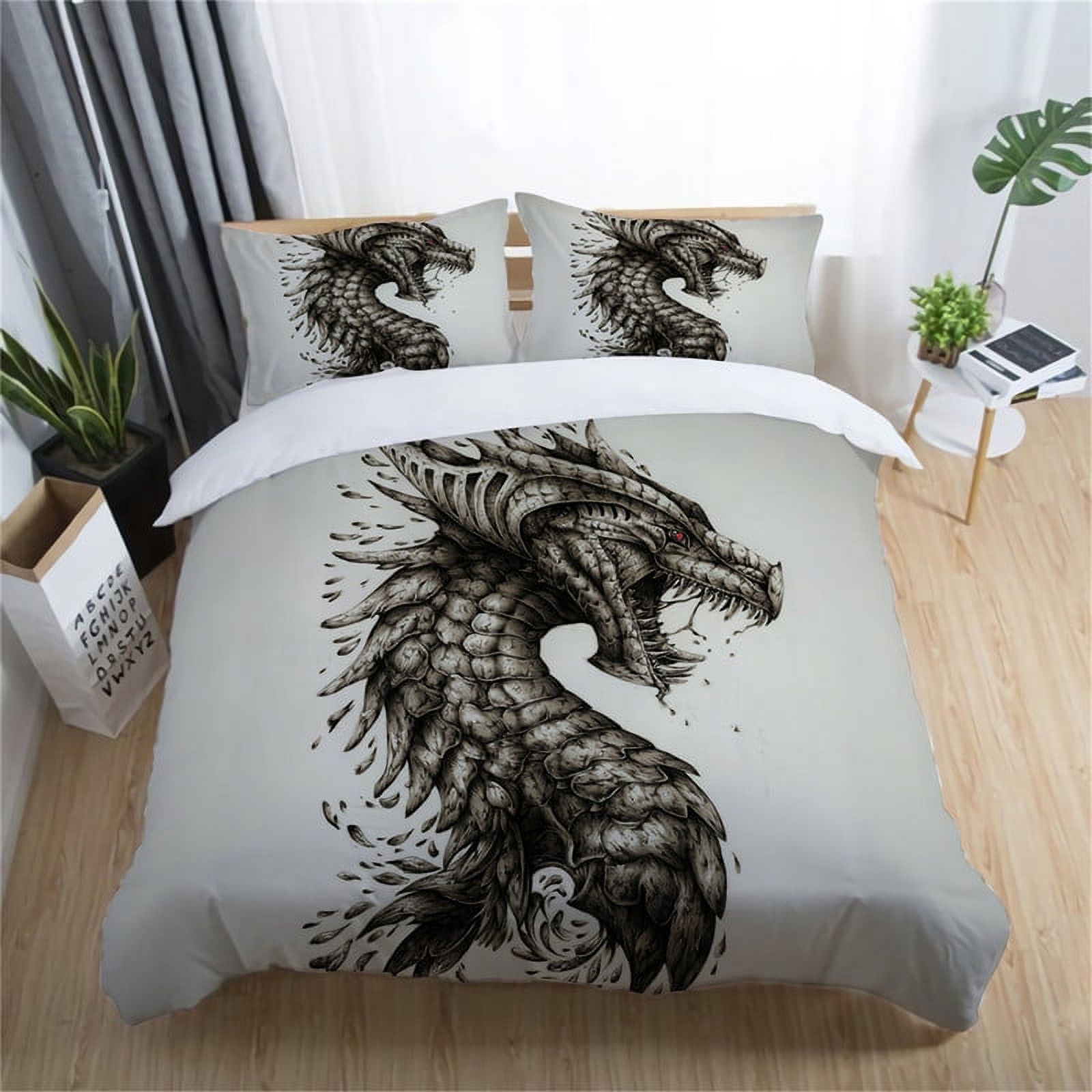 Dragon Quilt Cover Duvet Cover Comforter Cover Set Bedroom Decor Home ...