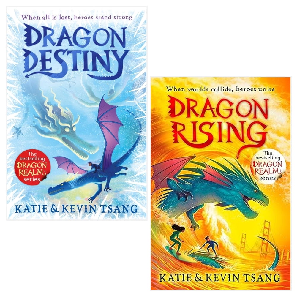 Dragon Realm Series 2 Books Collection Set By Katie Tsang & Kevin Tsang ...