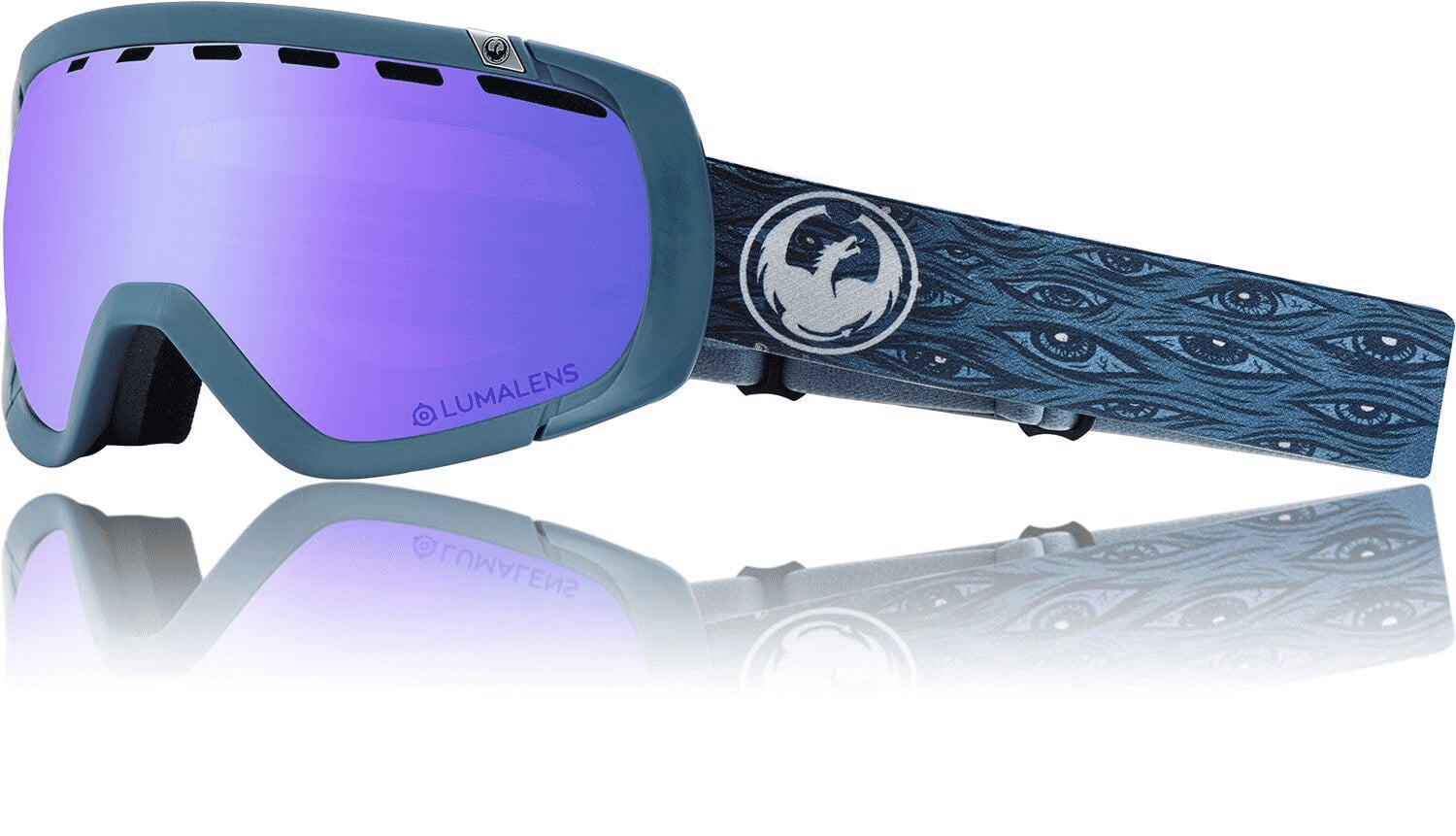 Dragon Rogue 1 Snow Goggles Midnight Blue ION Amber - Walmart.com