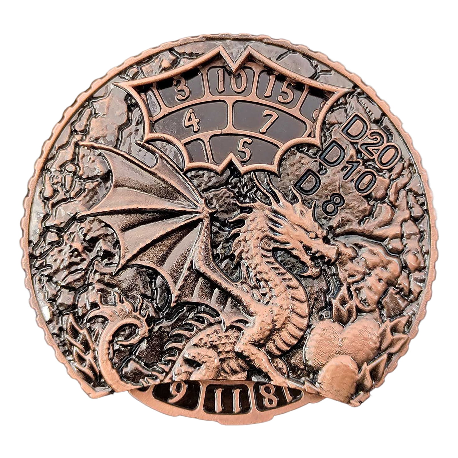 Dragon Roulette Dice Fidget Spinner Heavy Duty Zinc Alloy 7-In-1 ...