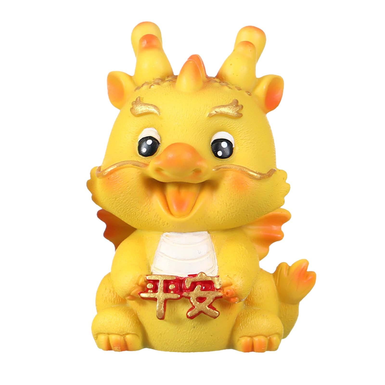 Dragon Sculpture Chinese New Year Dragon Figurine for Shelf Bedroom ...