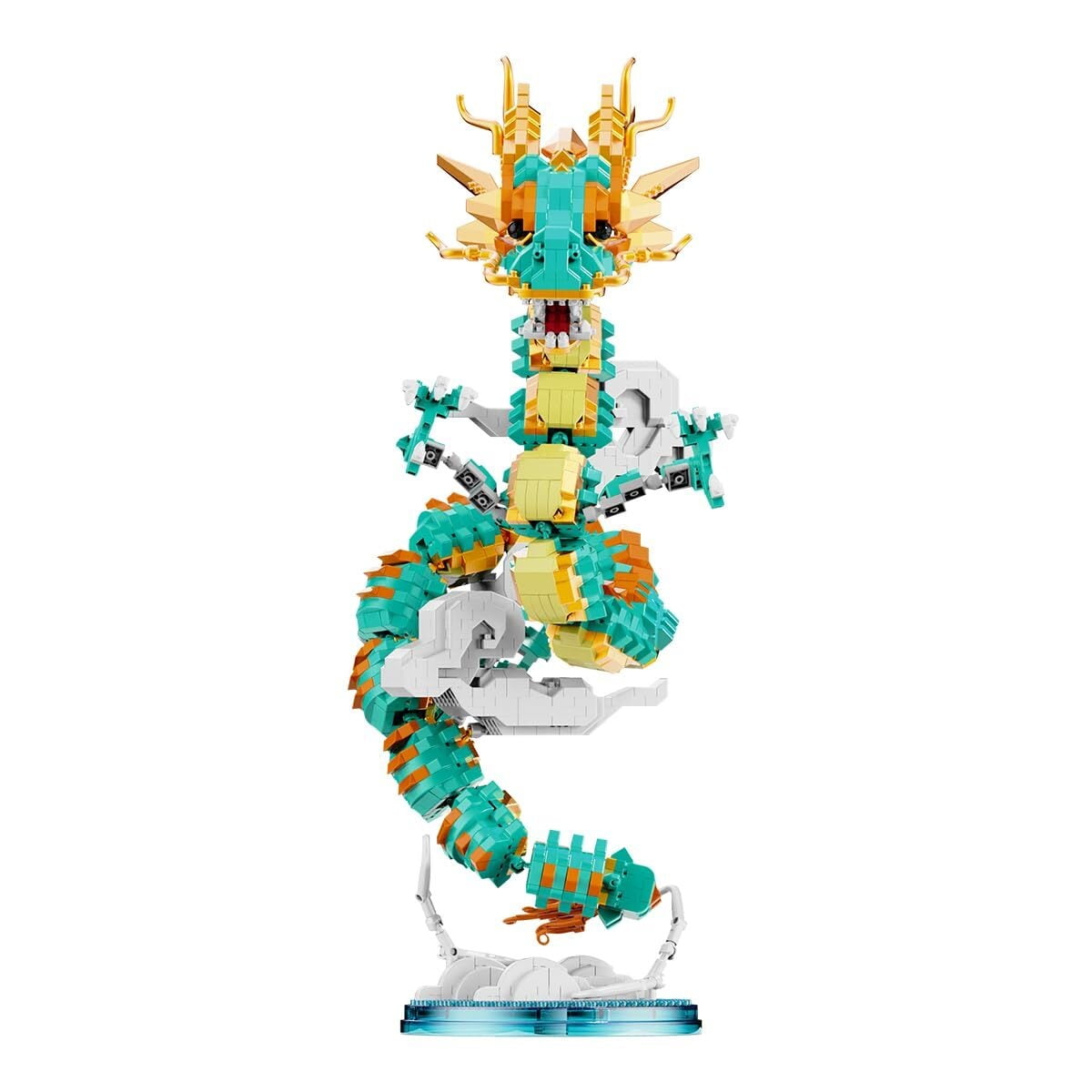 Dragon Series Auspicious Lucky Dragon Micro Building Blocks Set ...