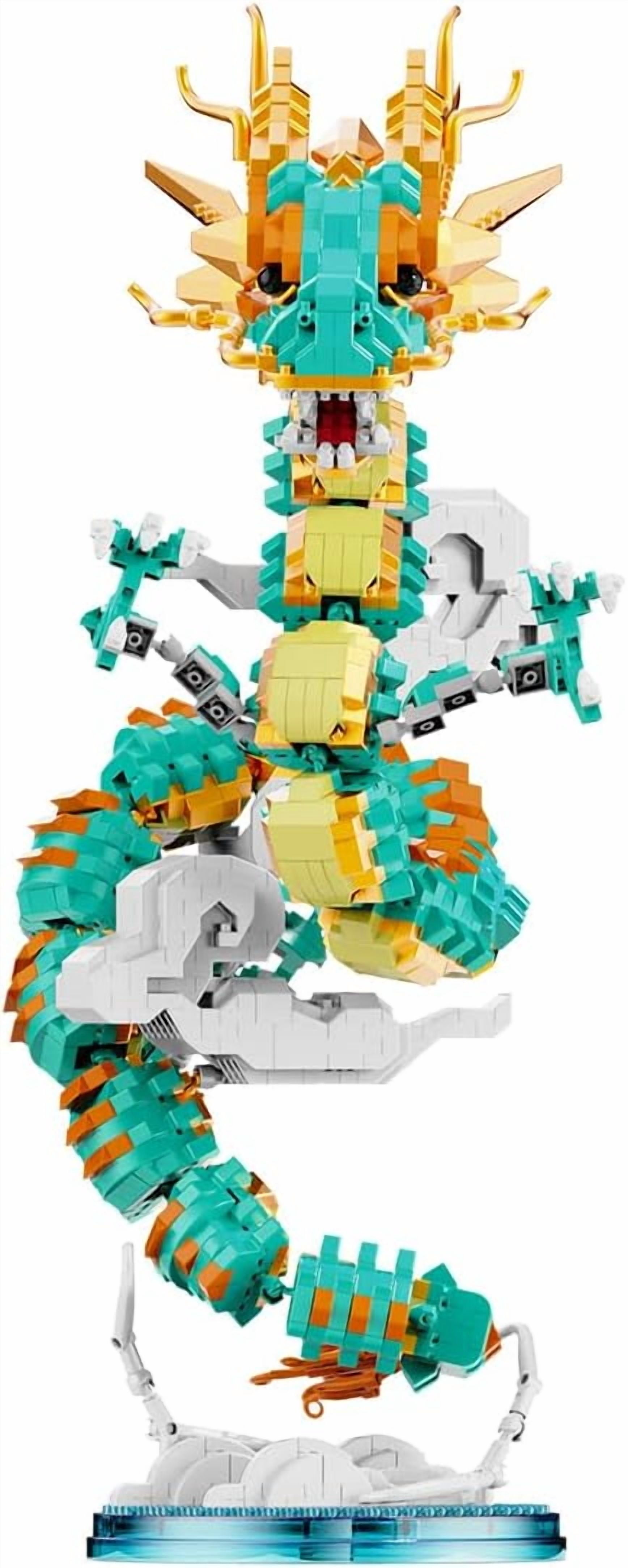 Dragon Series Auspicious Lucky Dragon Micro Building Blocks Set ...