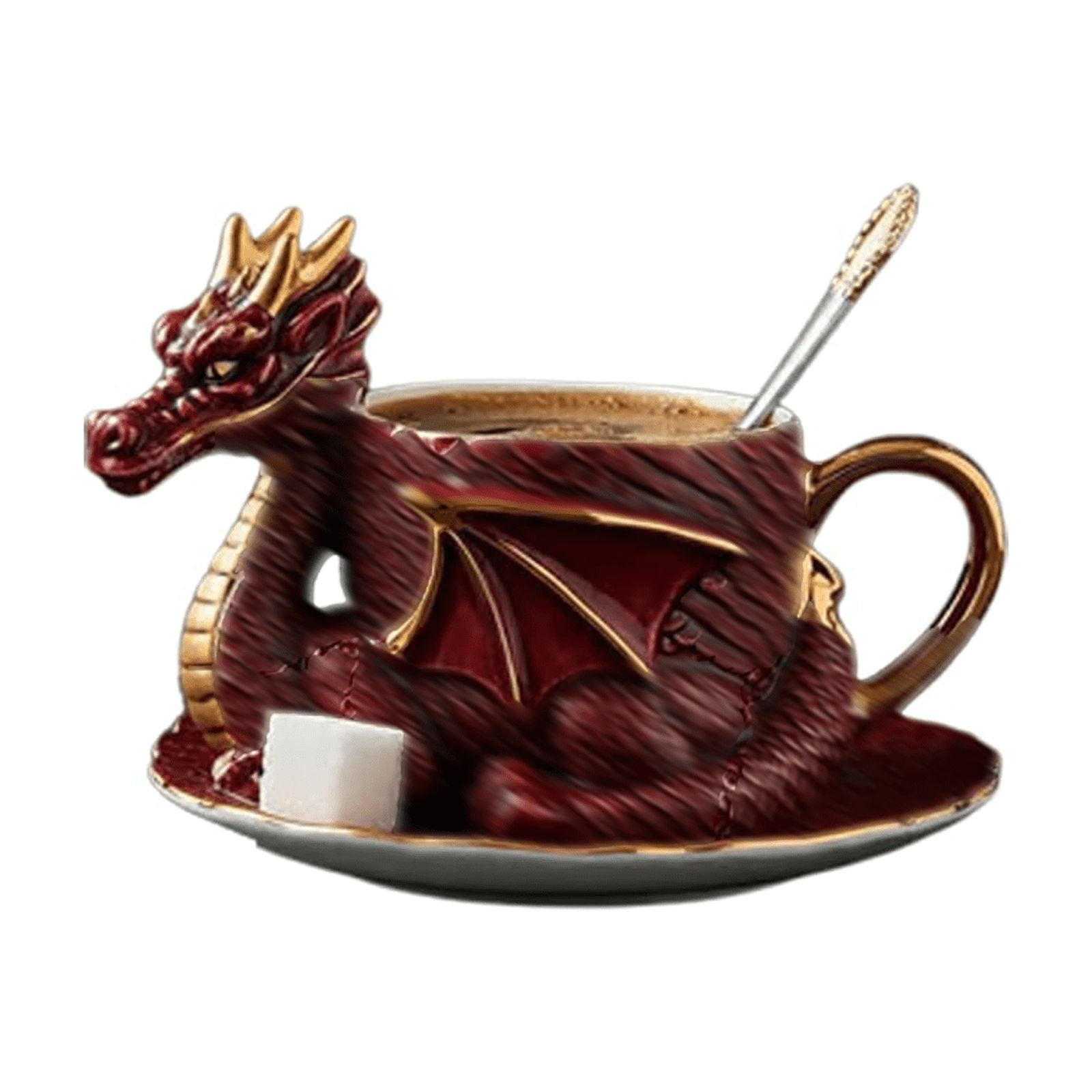 Dragon Shaped Coffee Cup Creative Dragon Shaped Coffee Mugs Handmade ...