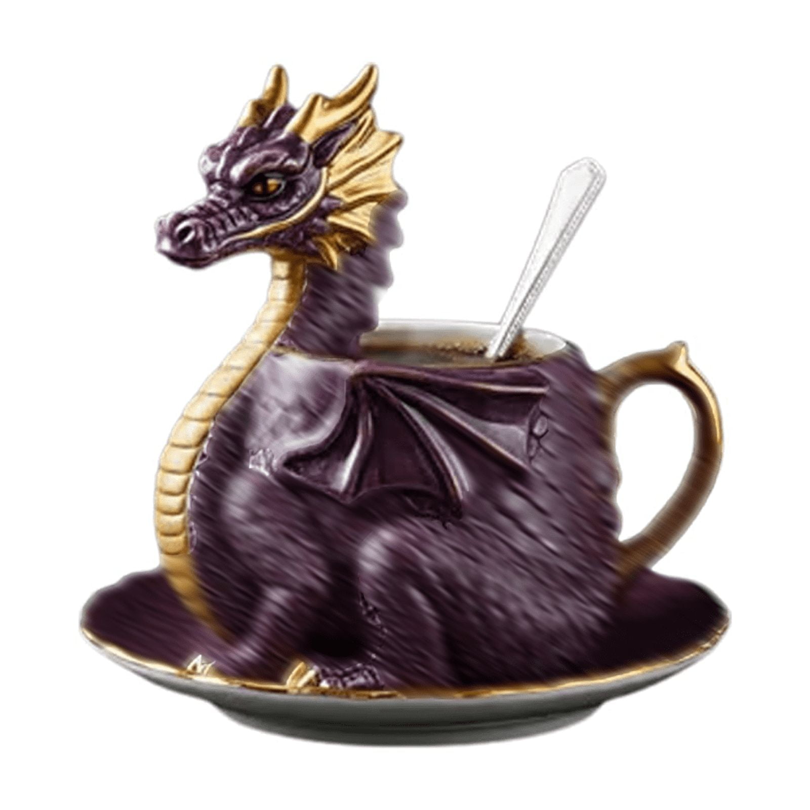 Dragon Shaped Coffee Cup Creative Dragon Shaped Coffee Mugs Handmade ...