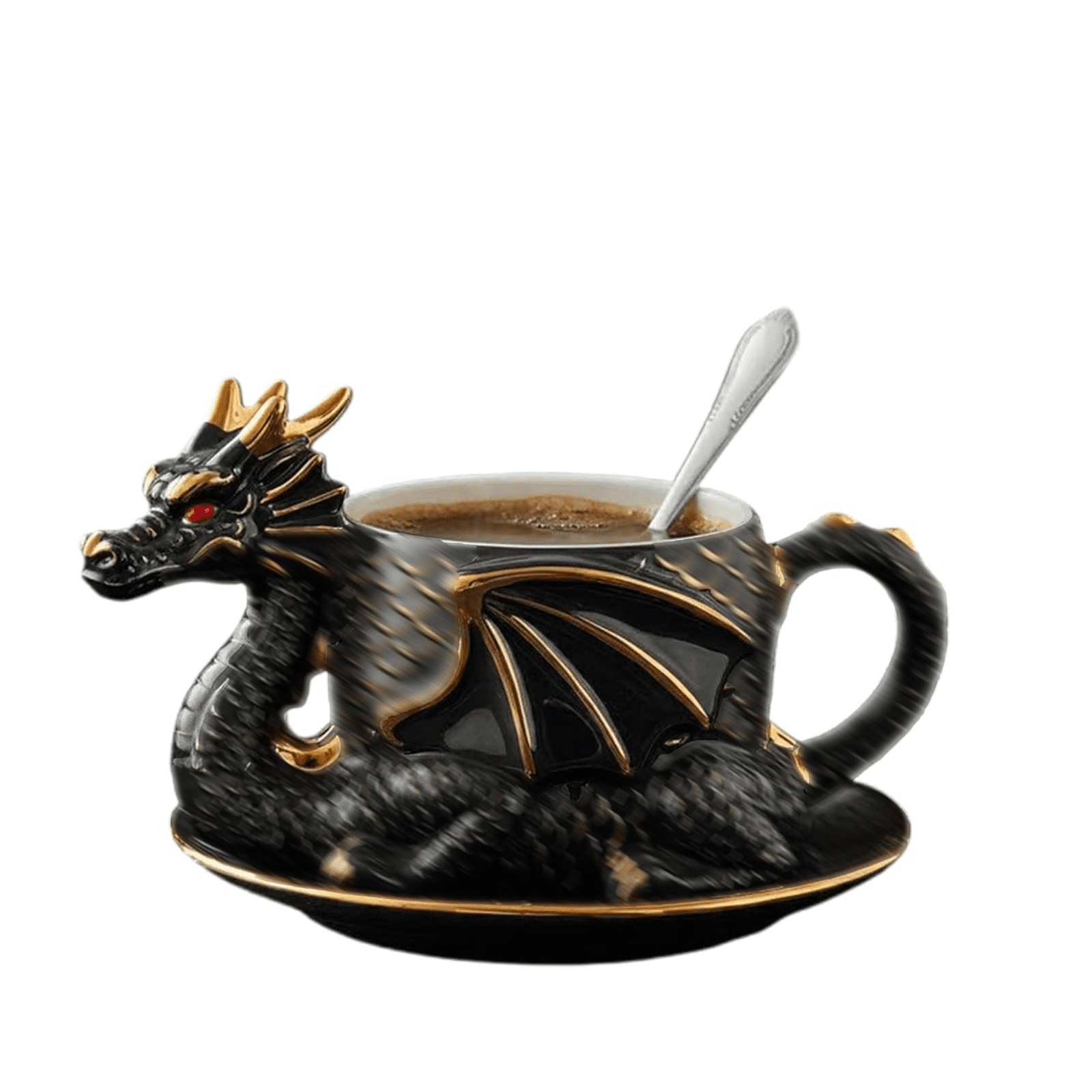 Dragon Shaped Coffee Cup Creative Dragon Shaped Coffee Mugs Handmade ...