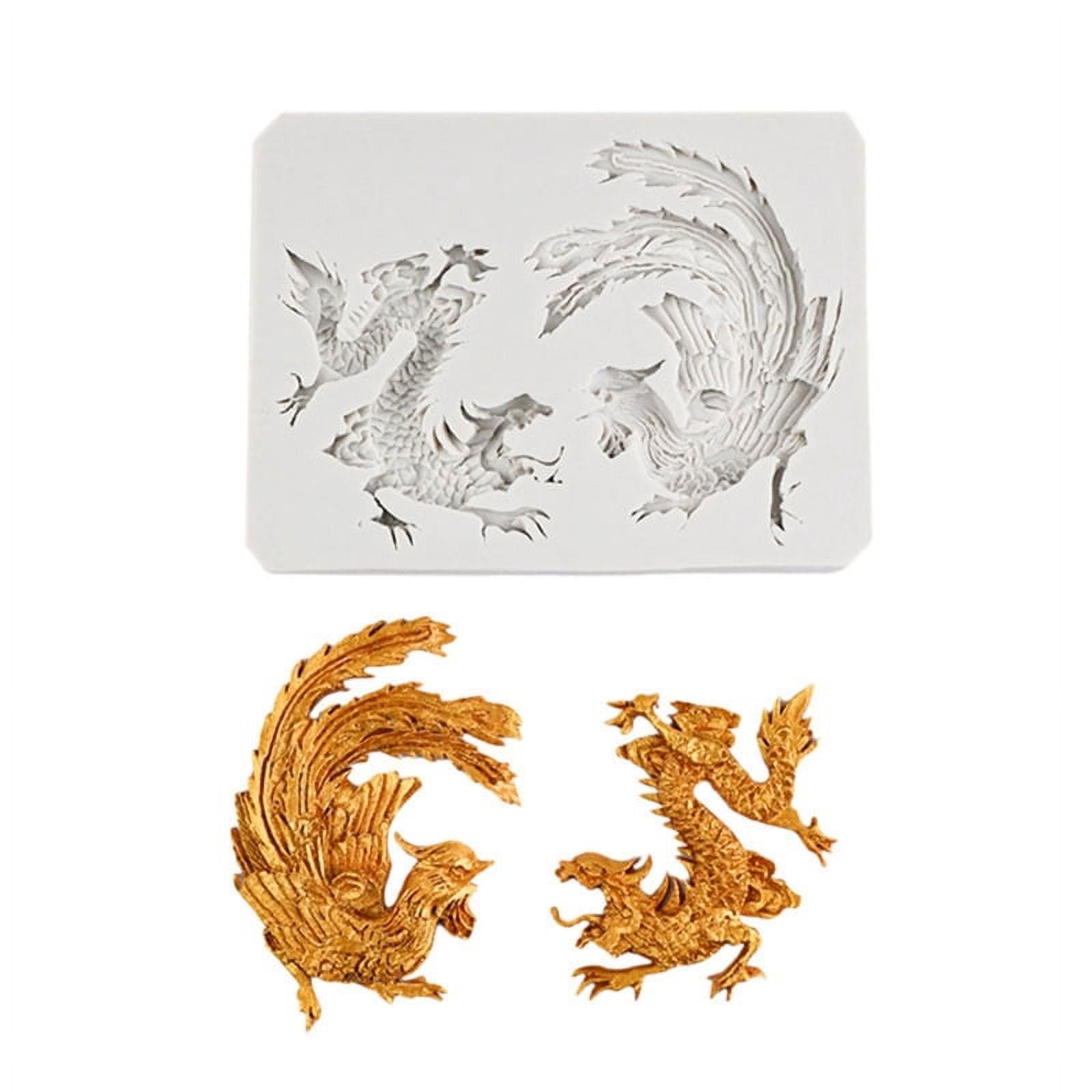 Dragon Shaped Silicone Moulds Baking Tools Candy Moulds Great for ...