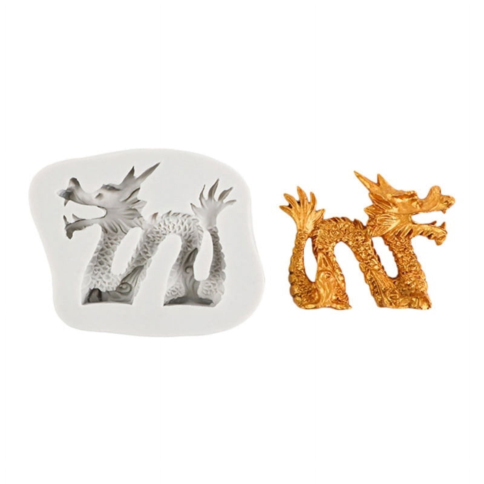 Dragon Shaped Silicone Moulds Baking Tools Candy Moulds Great for ...