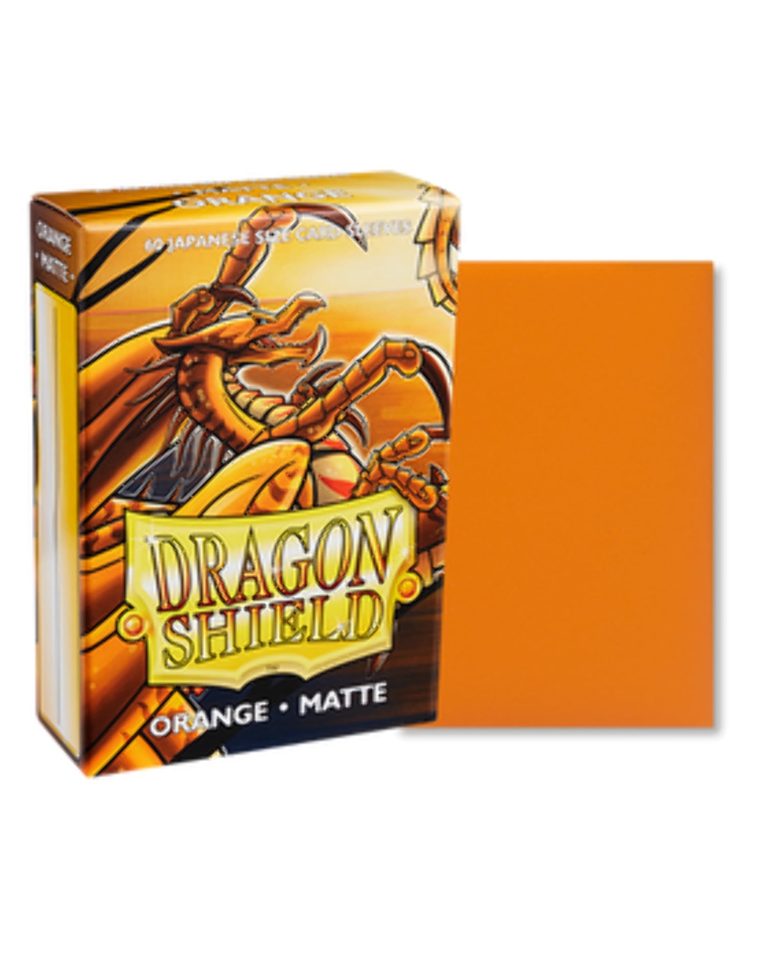 Dragon Shield Matte Orange 100 Protective Sleeves - Walmart.com