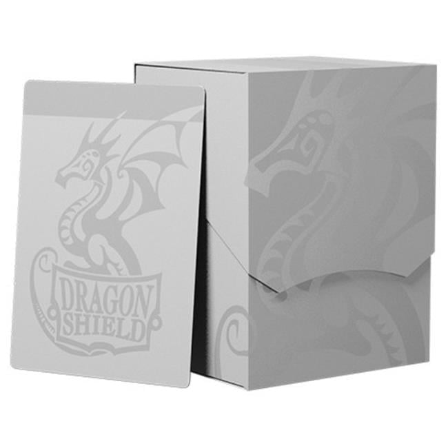 Dragon Shield Deck Shell - Revised - Ashen White & Black - Walmart.com