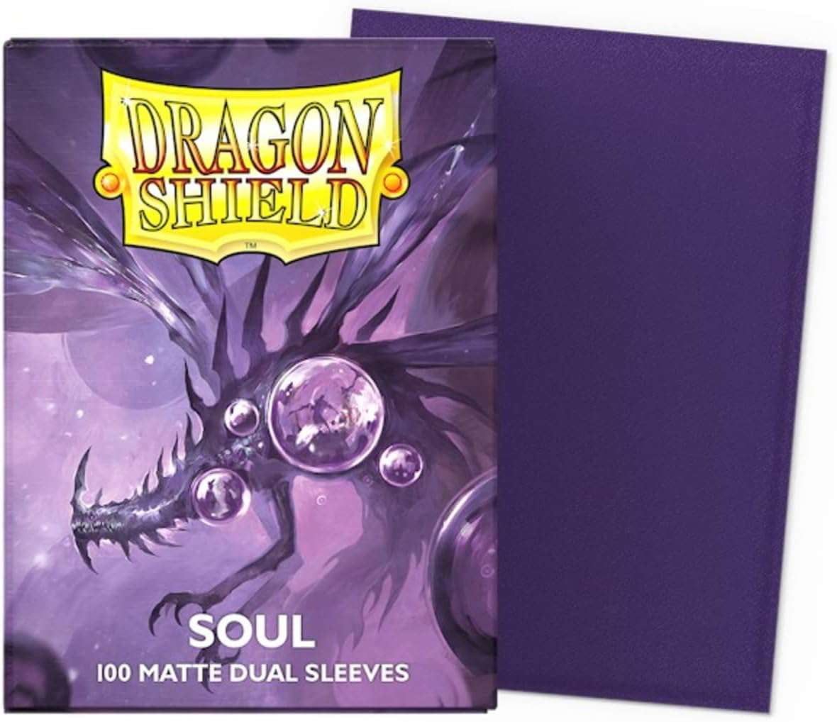 Dragon Shield: 60ct Japanese Sized Dual Matte Soul Purple - Walmart.com