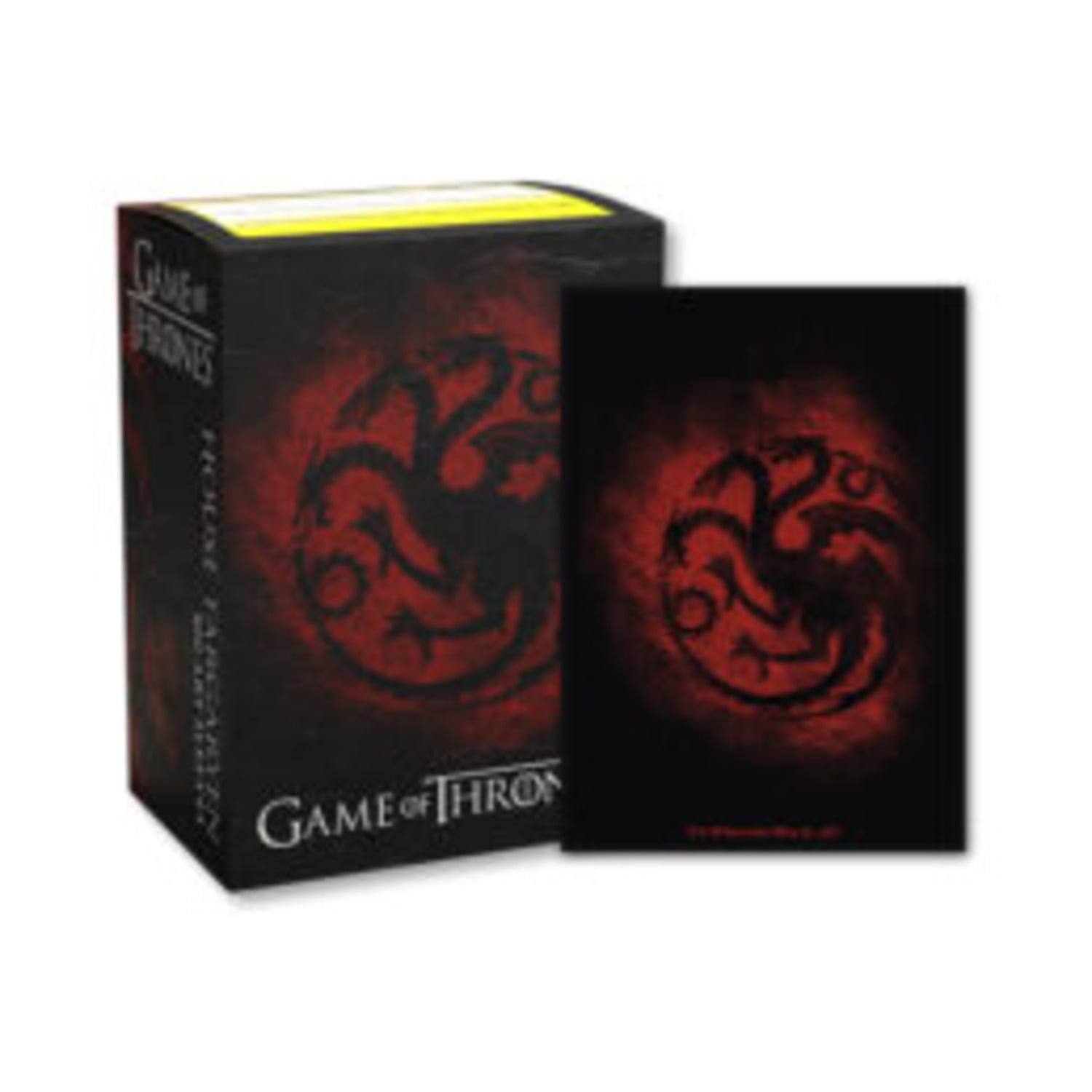 Dragon Shield Sleeves: Brushed - Game of Thrones - House Targaryen ...