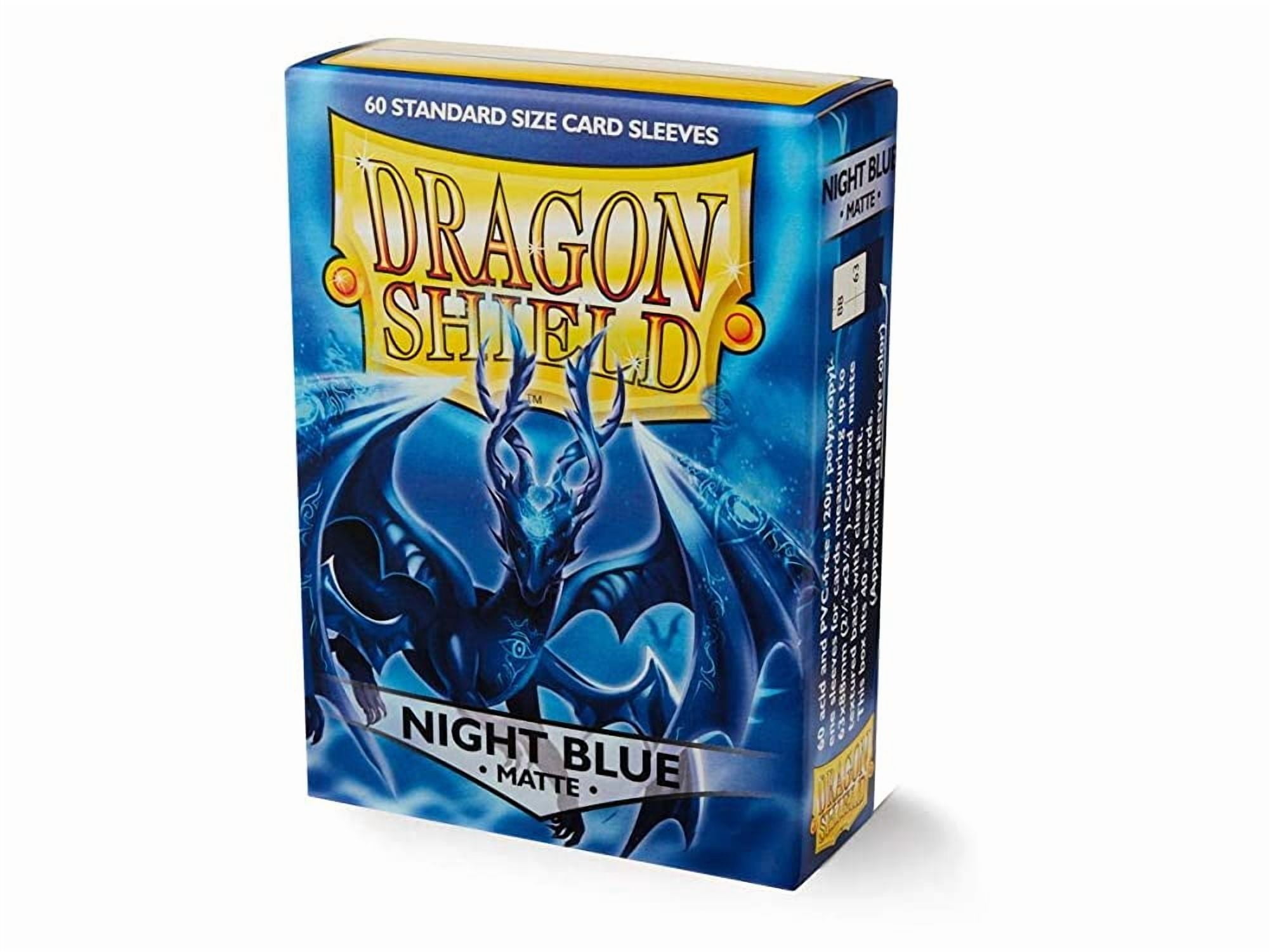 Dragon Shield Standard Size Card Sleeves 60 Count Matte Night Blue ...
