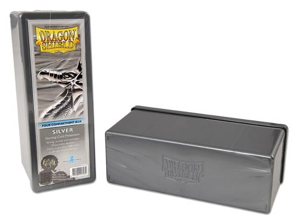 Dragon Shield: Storage Box 4 Compartments - Silver Multi-Colored ...