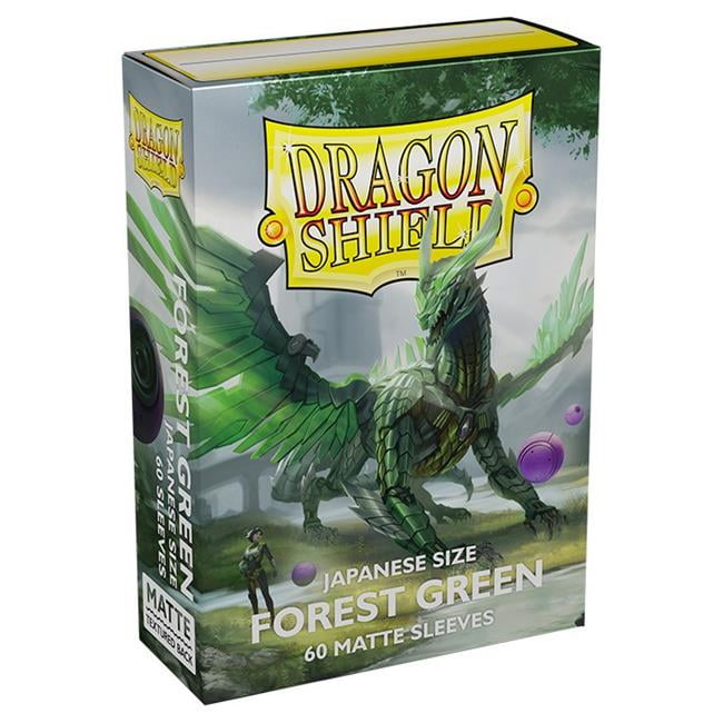 Dragon Shields Japanese Matte Forest Green Deck Protector - Walmart.com
