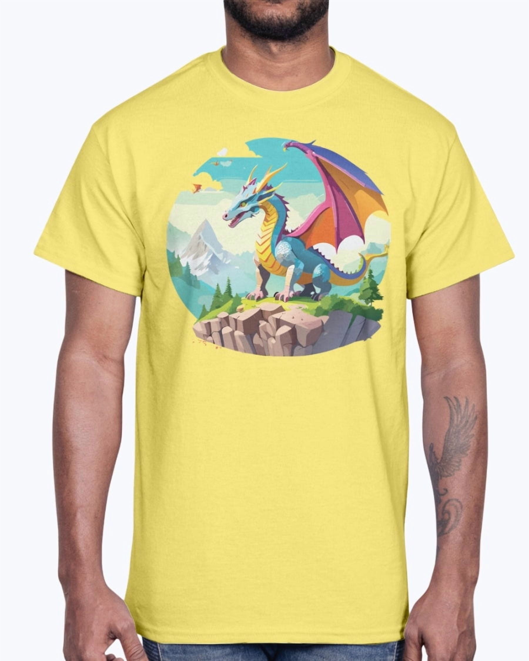 Dragon Shirt, Shirt Dragon, Tee shirt with Dragons - Walmart.com