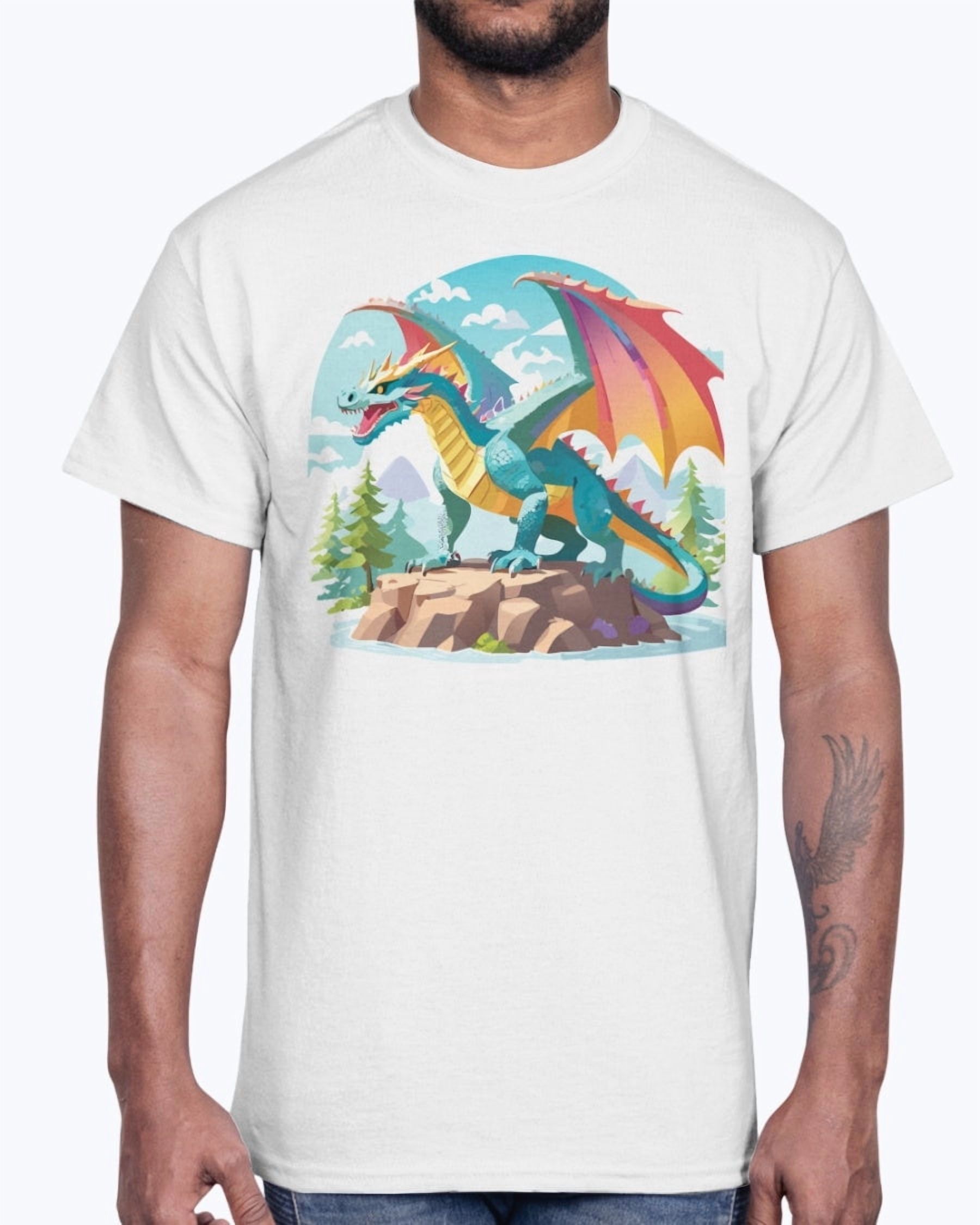 Dragon Shirt, Shirt Dragon, Tee shirt with Dragons - Walmart.com