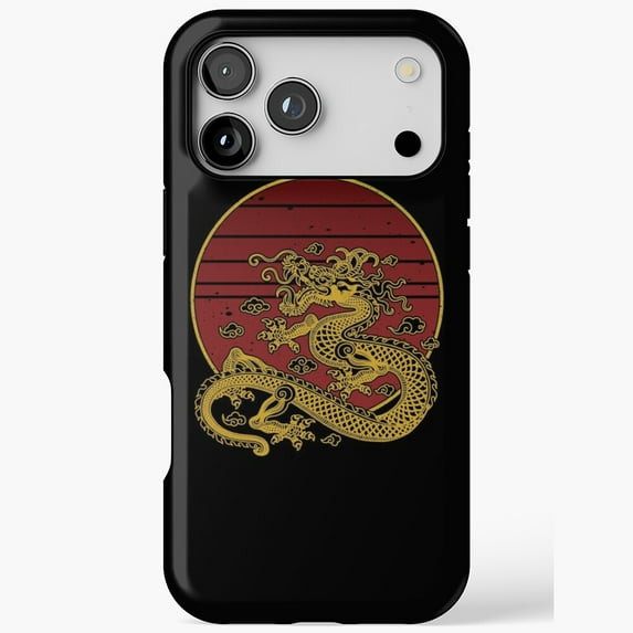 Dragon Snake Mythical Creatures Art iPhone Case 17 through 11 Pro Max ...