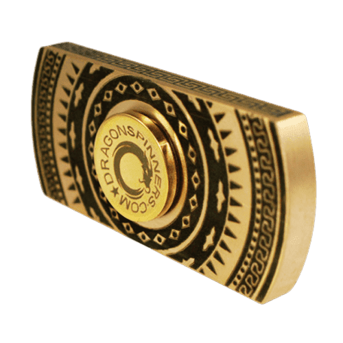 Dragon Spinners Tribal Dream Brass Metal Fidget Spinner (9+ Minutes ...