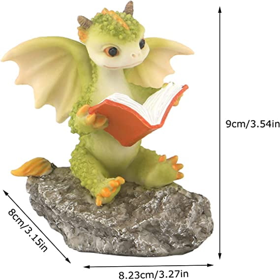 Dragon Statue Mini Dragon Figurine, Resin Home Decor, Cute Ornaments ...
