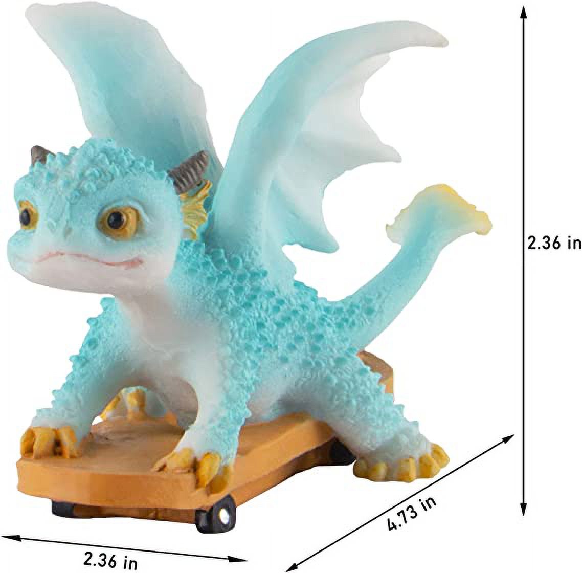 Dragon Statue Mini Dragon Figurine, Resin Home Decor, Cute Ornaments ...