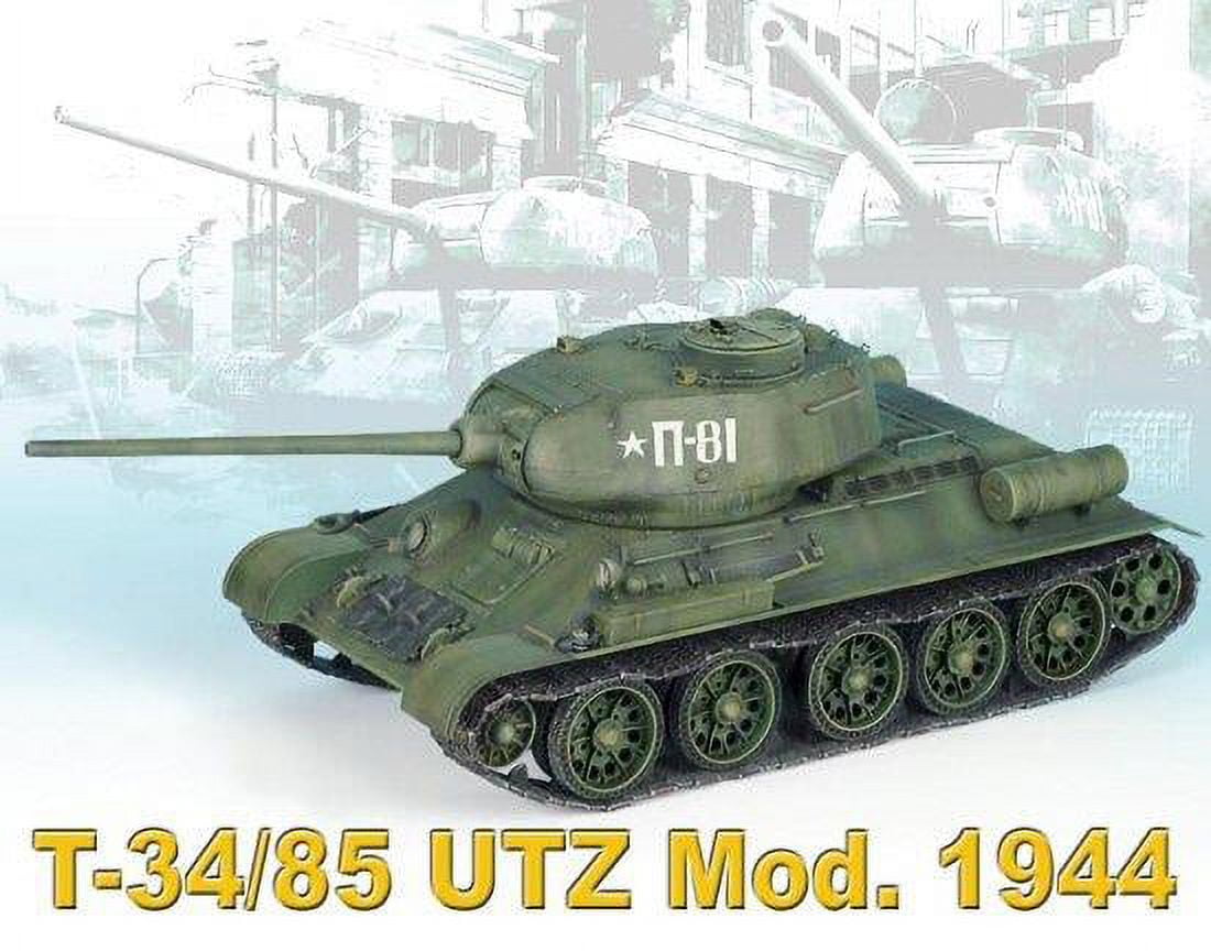 Dragon T-34/85 Utz Mod. 1944 1:35 Scale Military Model Kit - Walmart.com