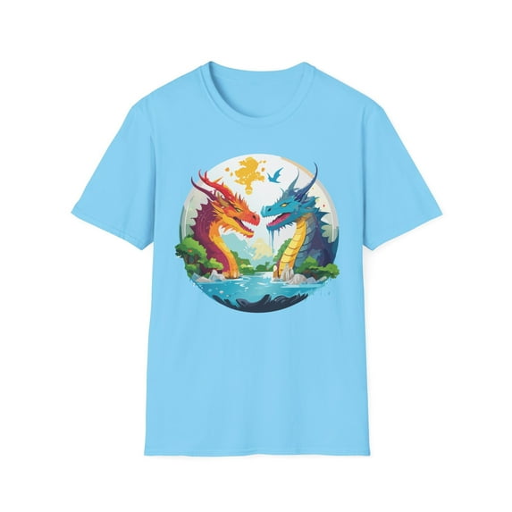 Dragon T Shirt, Dragon Shirt, Shirt with Animals, Animal Shirt ...