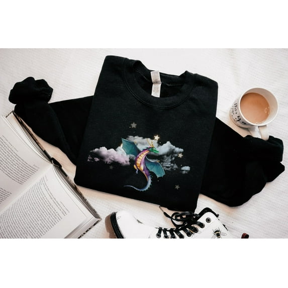 Dragon T-Shirt, Mythical Fantasy Shirt, Dragon Lover Gift, Bookish T ...