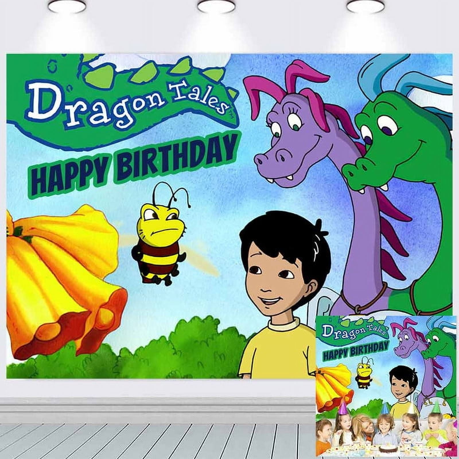 Dragon Tales Backdrop Banner Party Supplies Poster Movie Theme ...