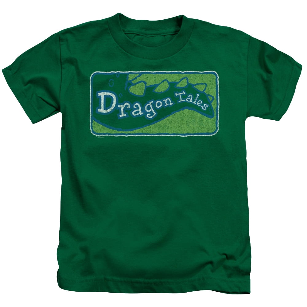 Dragon Tales - Logo Distressed - Juvenile Short Sleeve Shirt - 5/6 ...