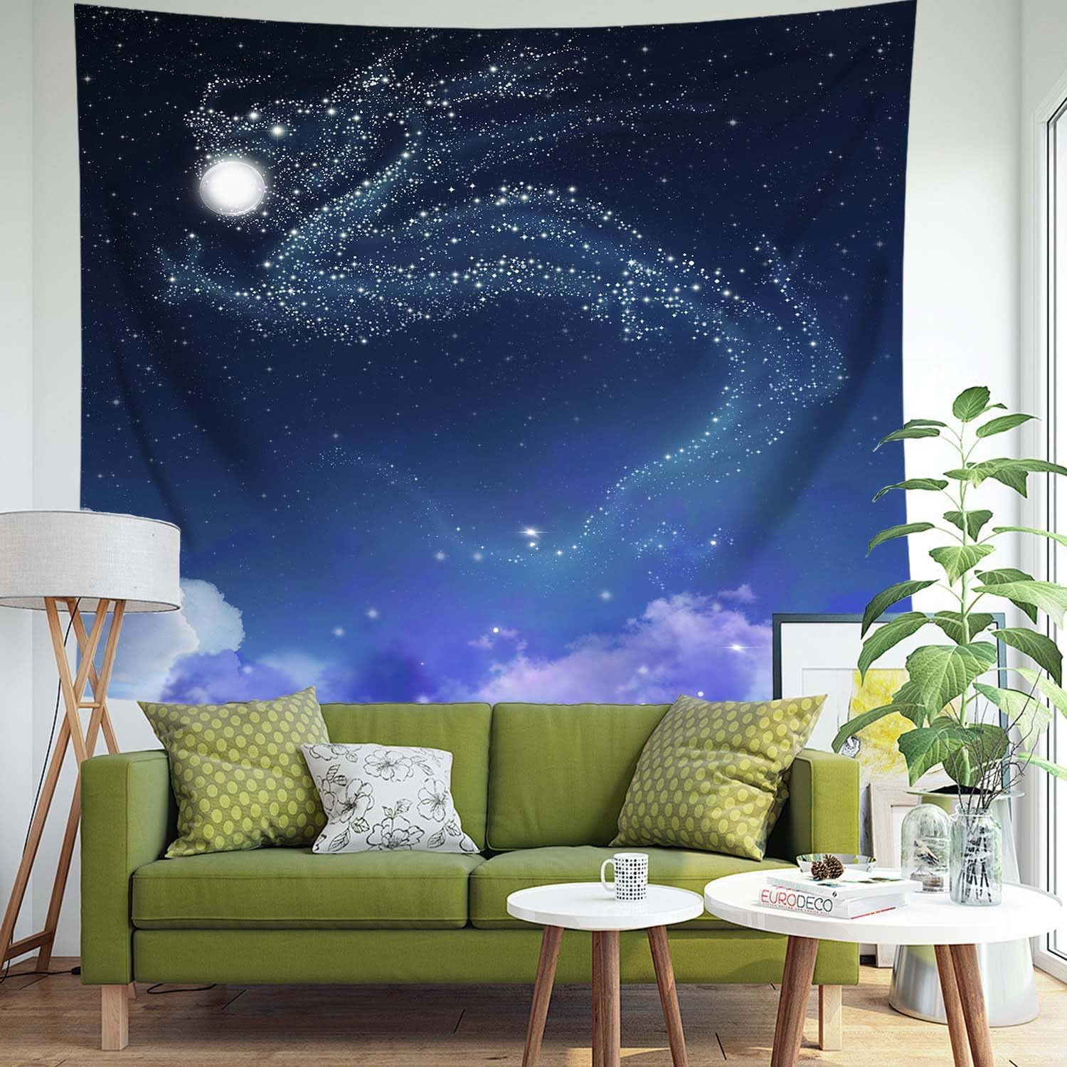 Dragon Tapestry Wall Hanging for Bedroom Aesthetic, Universe Tapestry ...