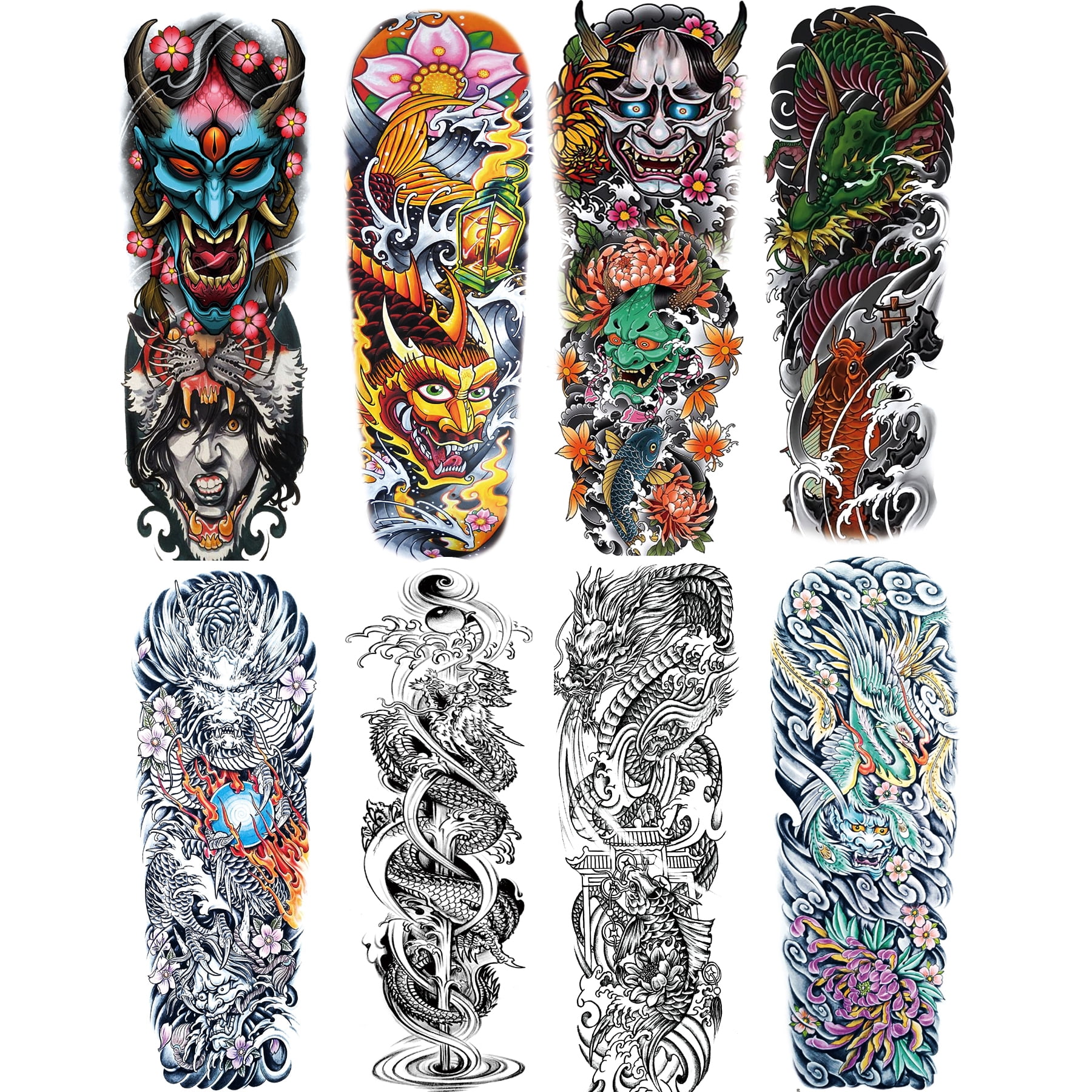Dragon Arm Tattoo Color