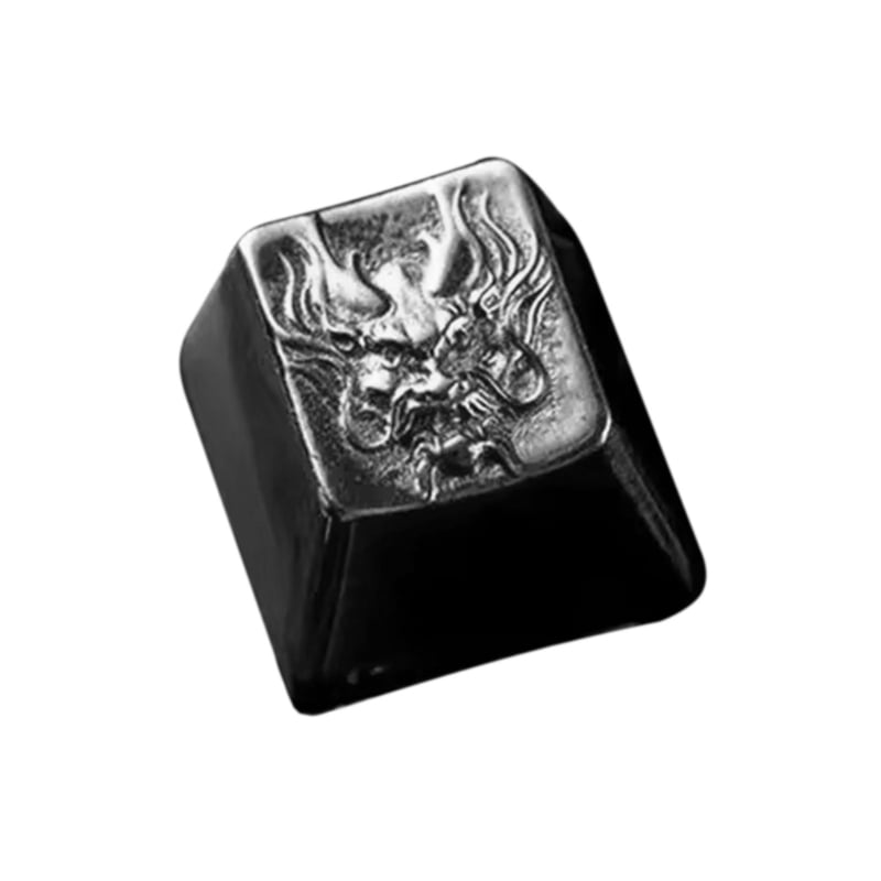 Dragon Totem Brass Keycap Handmade for Mechanical Keyboards Enhancing ...