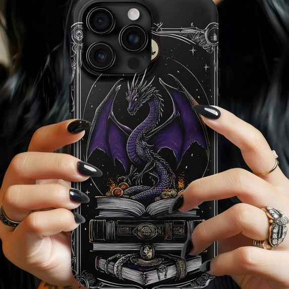 Dragon Treasure Hoard Fantasy Art Case for iPhone 17 through 11 Pro Max ...