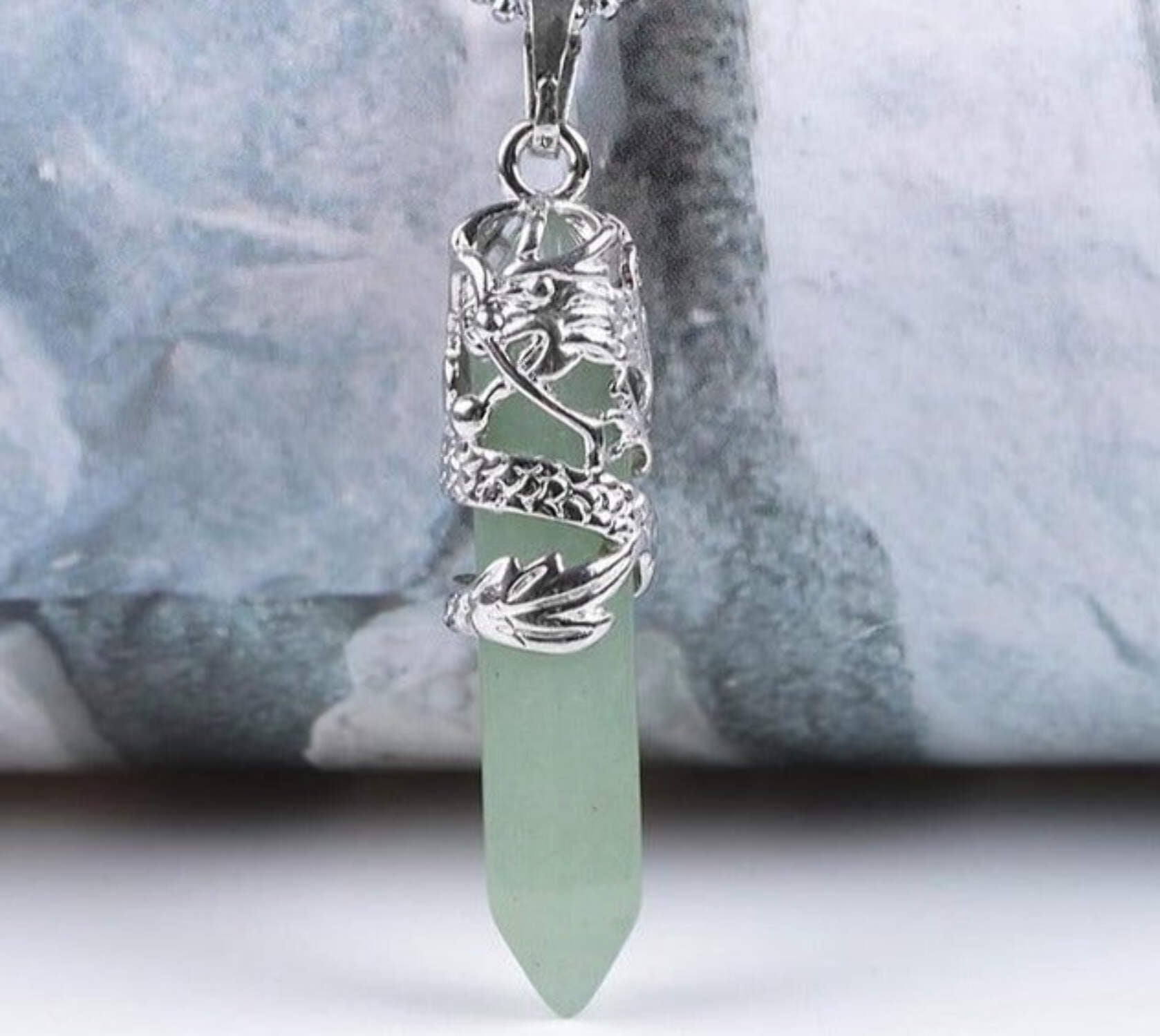 Dragon Tribe Totem Natural Stone Hexagonal Crystal Prism - Walmart.com