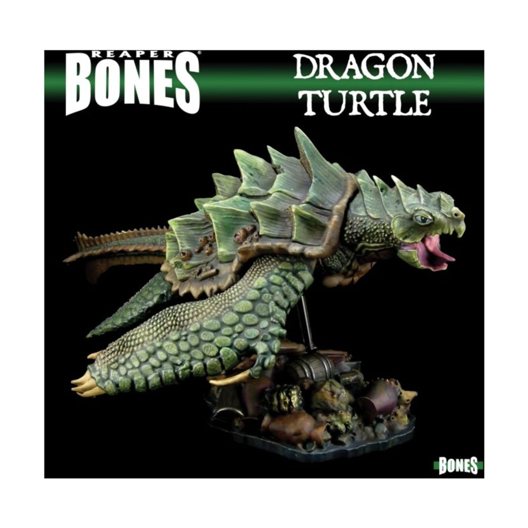 Dragon Turtle Miniature 25mm Heroic Scale Figure Dark Heaven Bones ...
