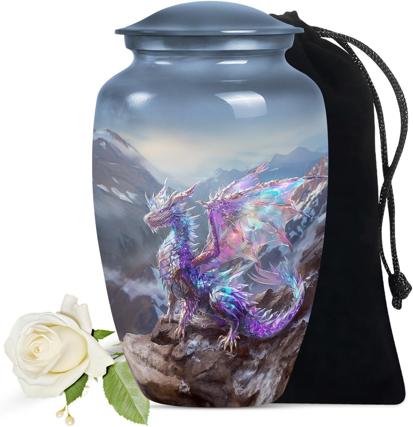 Dragon Urn - Memorial Ashes Keepsake - Urns For Ashes Adult Female ...