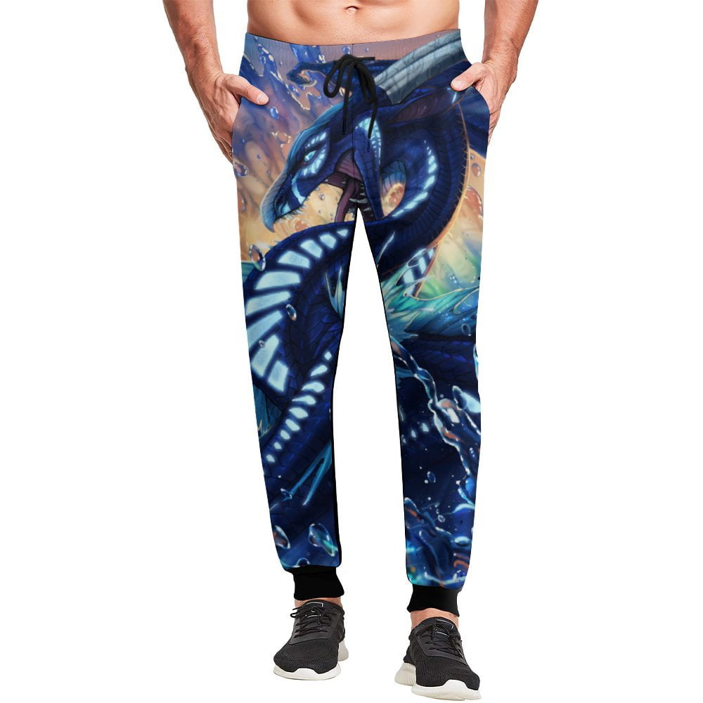 Dragon WOF Wings Of Fire Mens Sweatpants 3D Print Novelty Casual ...