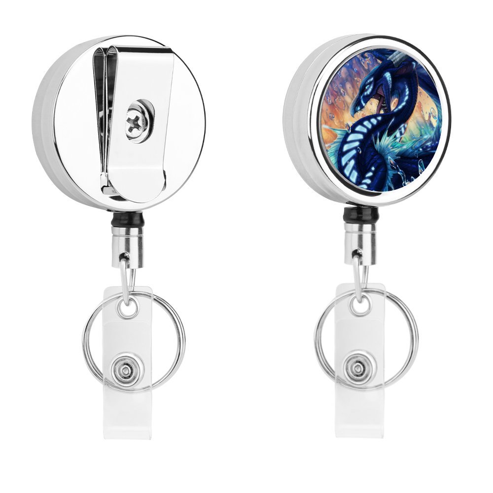 Dragon WOF Wings Of Fire Retractable Badge Holder Reel Clip Heavy Duty ...