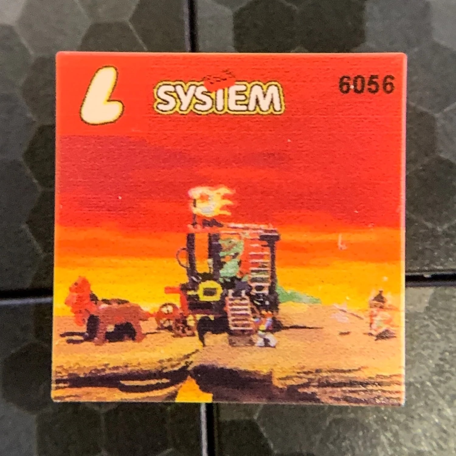 Dragon Wagon, Dragon Masters Set 6056 - Custom Printed 2x2 Tile ...